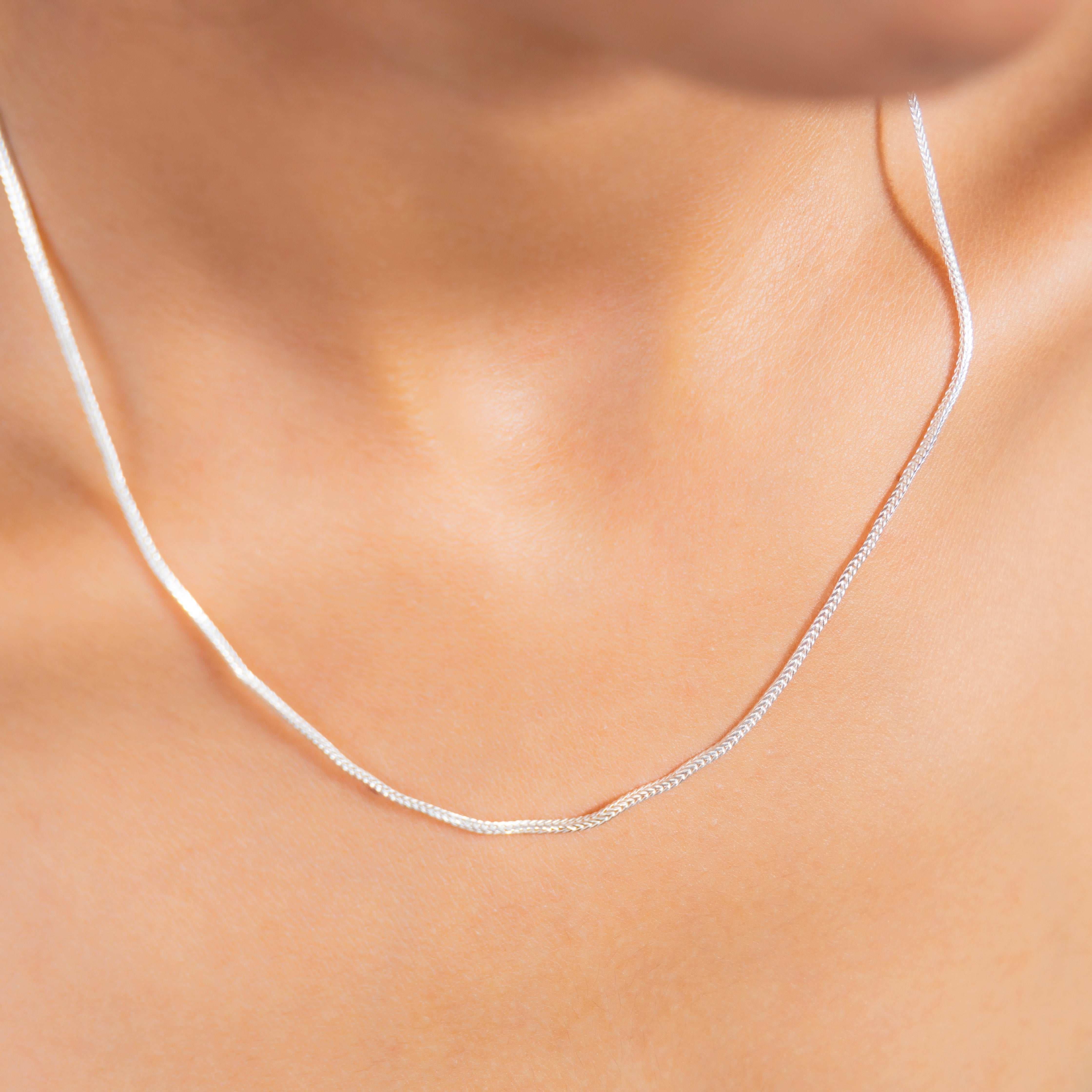 Delicate Lunarelle Silver Chain|Elegant Pure Silver Chain|Lesha Silver